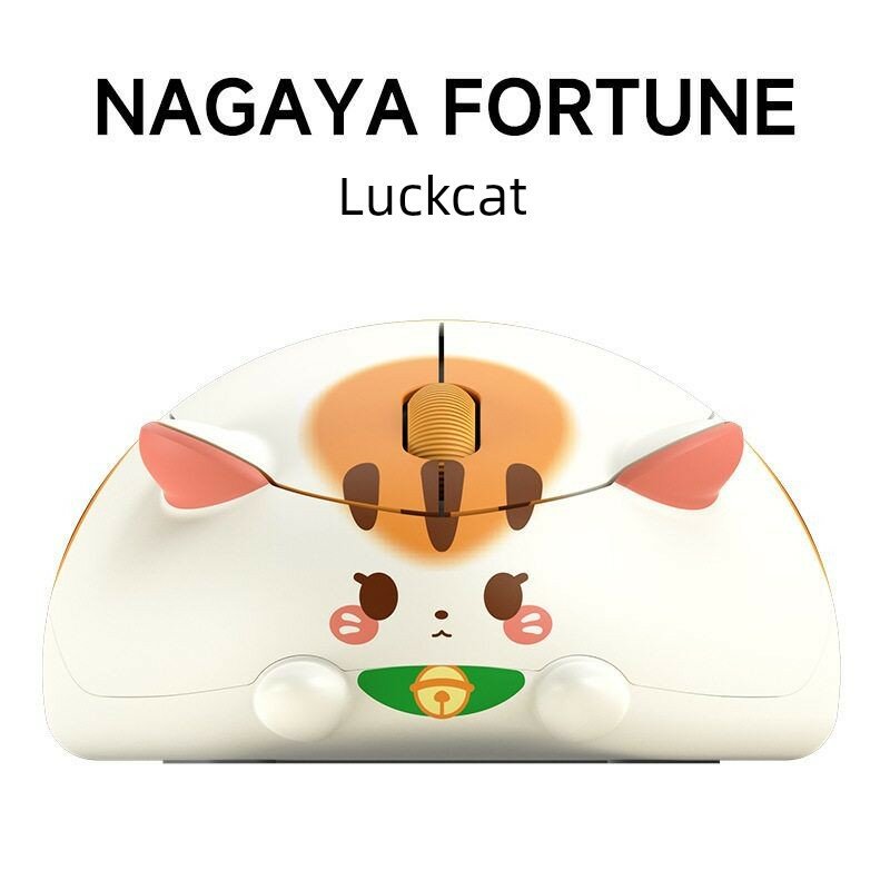 Беспроводная мышь AKKO Cat, портативная, 2.4G, универсальная для настольных ПК и ноутбуков, милый дизайн в виде кота