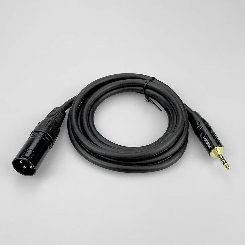 Аудиокабель 3.5 мм к XLR мужской 10 м для микрофона звуковой карты микшера колонок Версия：10 метровМодель：3.5 мм