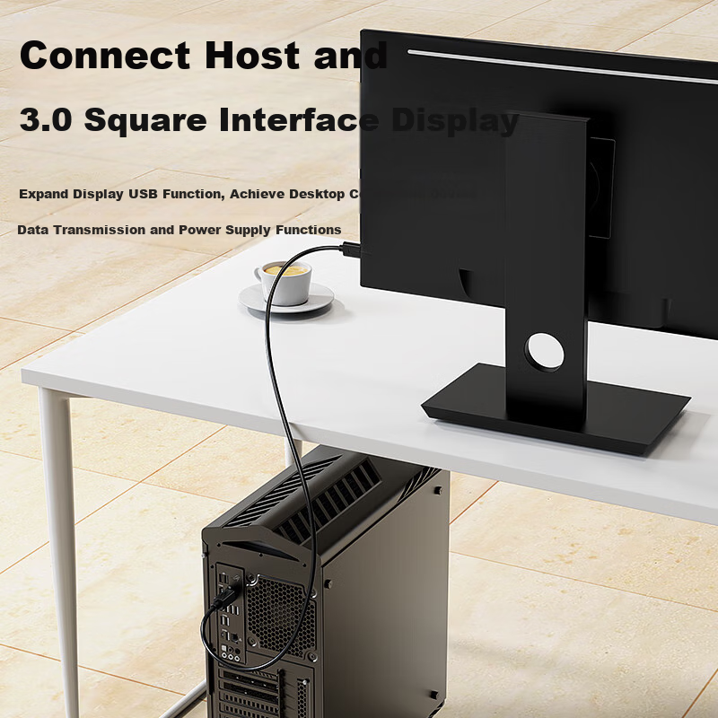 BIAZE USB 3.0 кабель для принтера 1 м с металлической экранировкой Версия：Подлинный бренд, гарантия