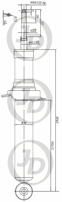 Амортизатор /GAS/ JSA341191 / RR