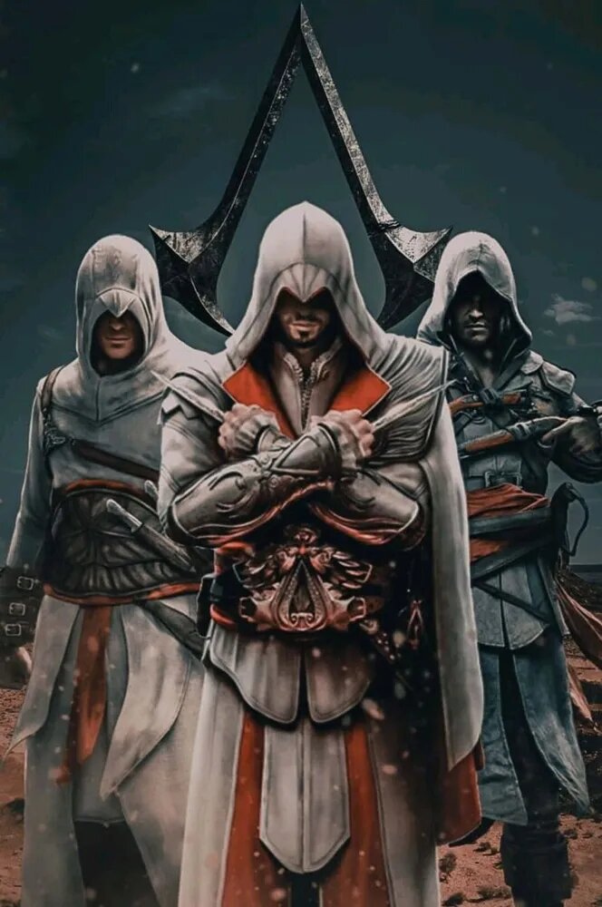 Алмазная Мозаика "Игра Assassin's Creed" 30x40 См, Безрамная, Идеальна Для Дома, Украшения, Подарков.