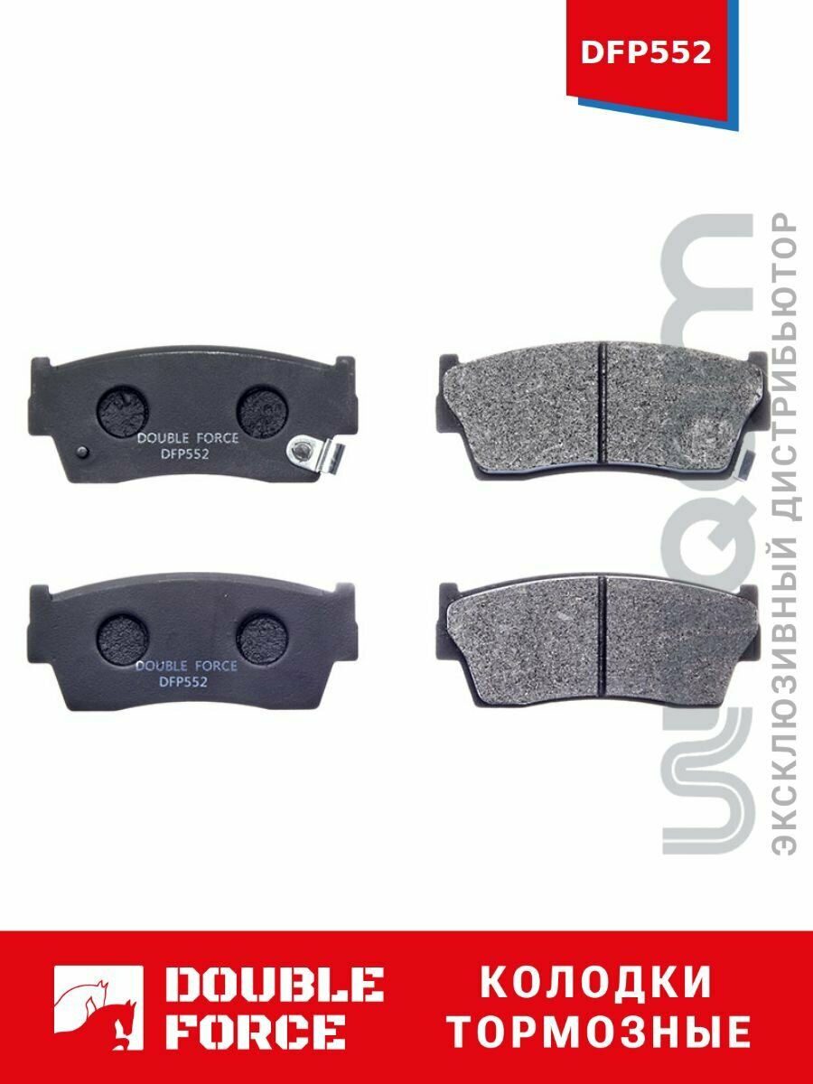 Колодки тормозные передние SUZUKI ESCUDO / VITARA TA01 (90-97), X-90 LB11S (95-97) Double Force DFP552