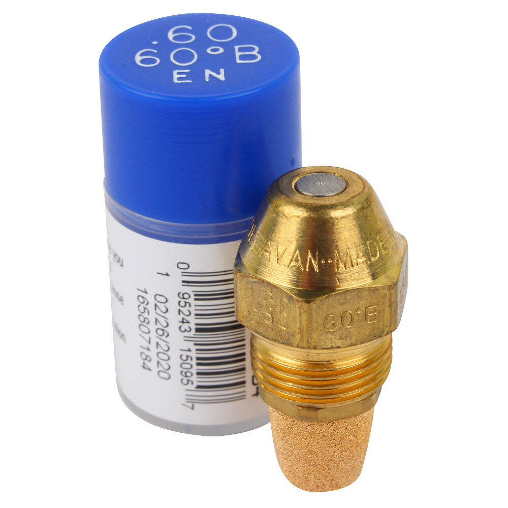 Форсунка Delavan 0.60GPH, 60B (4), P0060-60B4, В - образная форма распыла, угол 60 градусов, для дизеля — фото 1