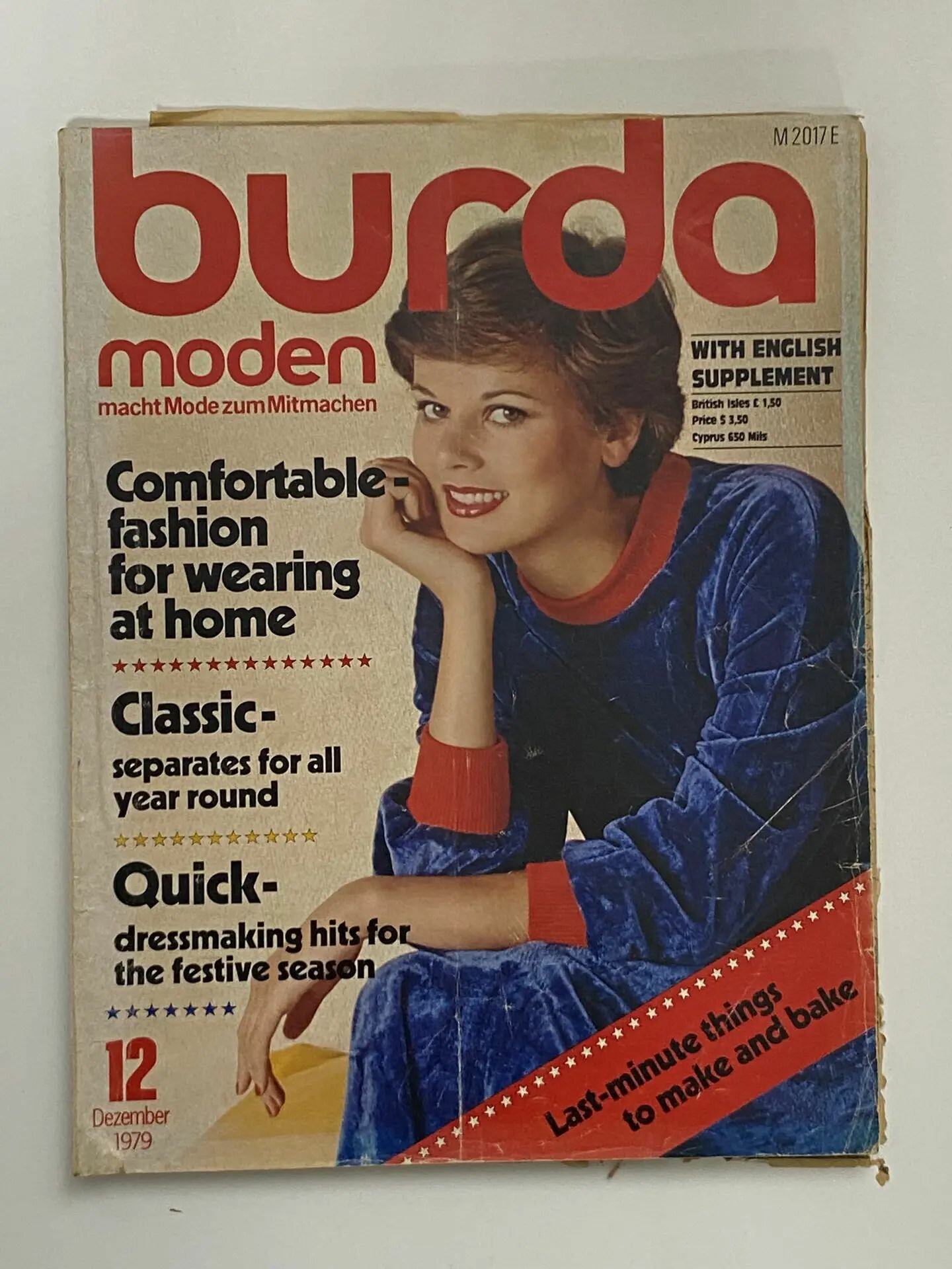 Журнал Бурда Burda Moden, №12/1979. На немецком языке.