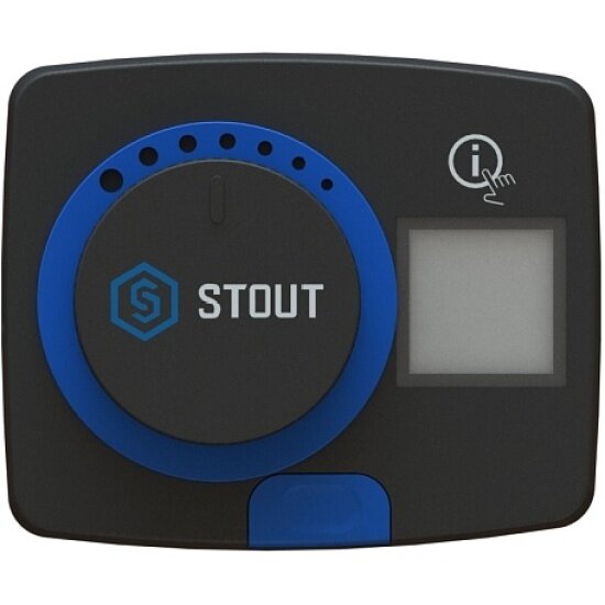 Сервопривод Stout с LED дисплеем, с датчиком для фиксированной регулировки температуры
