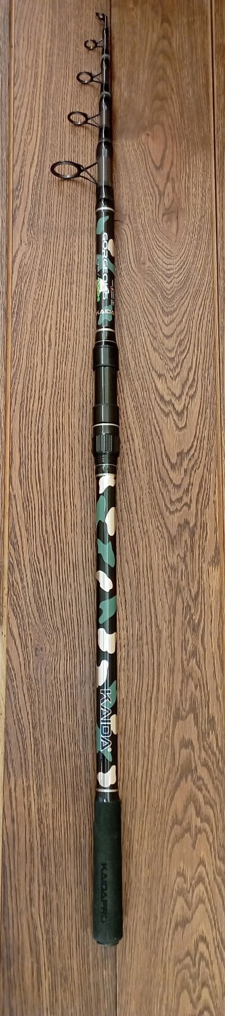 Удилище KAIDA Gorgeous Carp GCT400-425, карповое, телескопическое, 425см