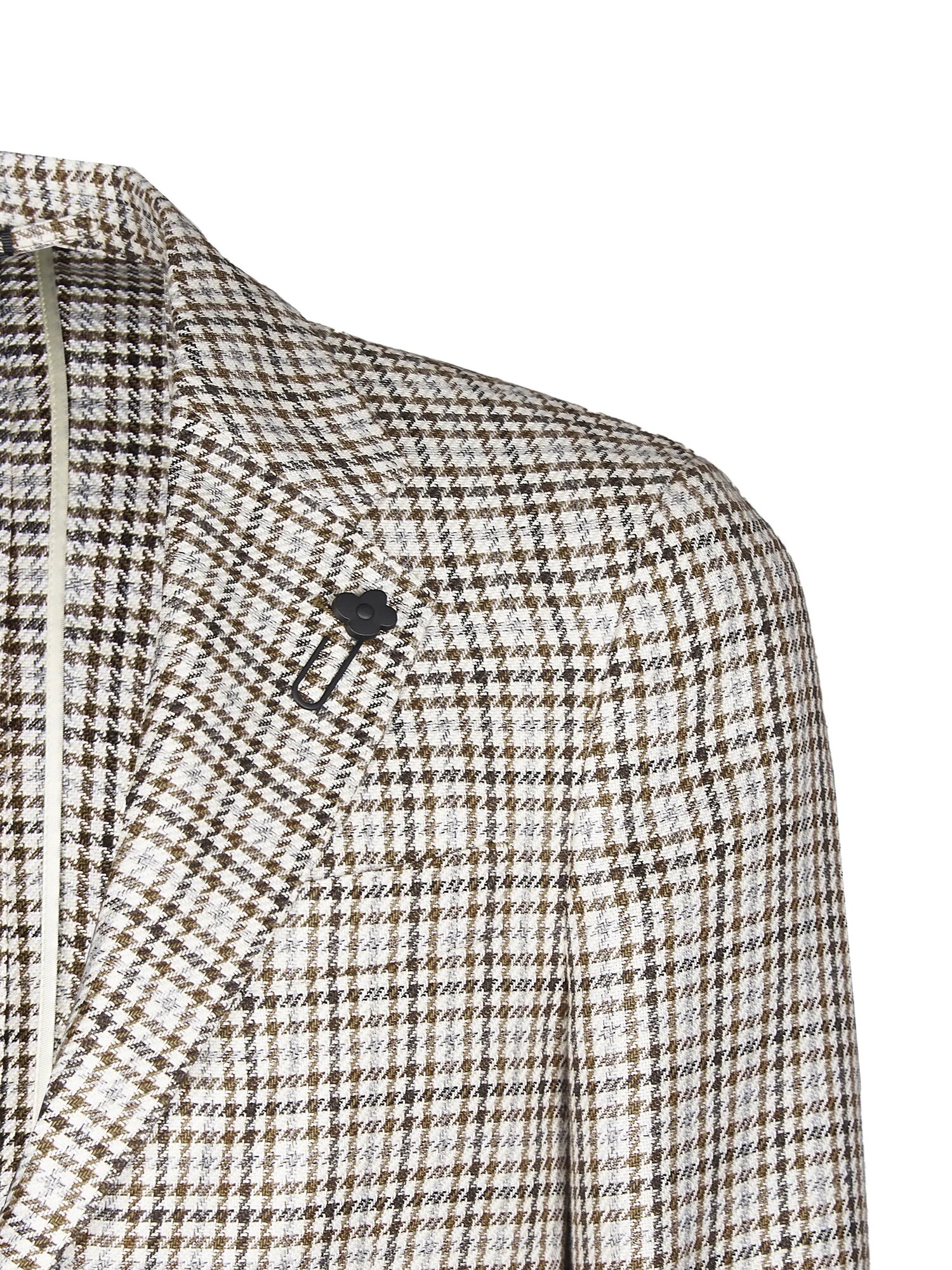 Куртка Lardini Houndstooth jacket, размер 50, разноцветный — фото 1