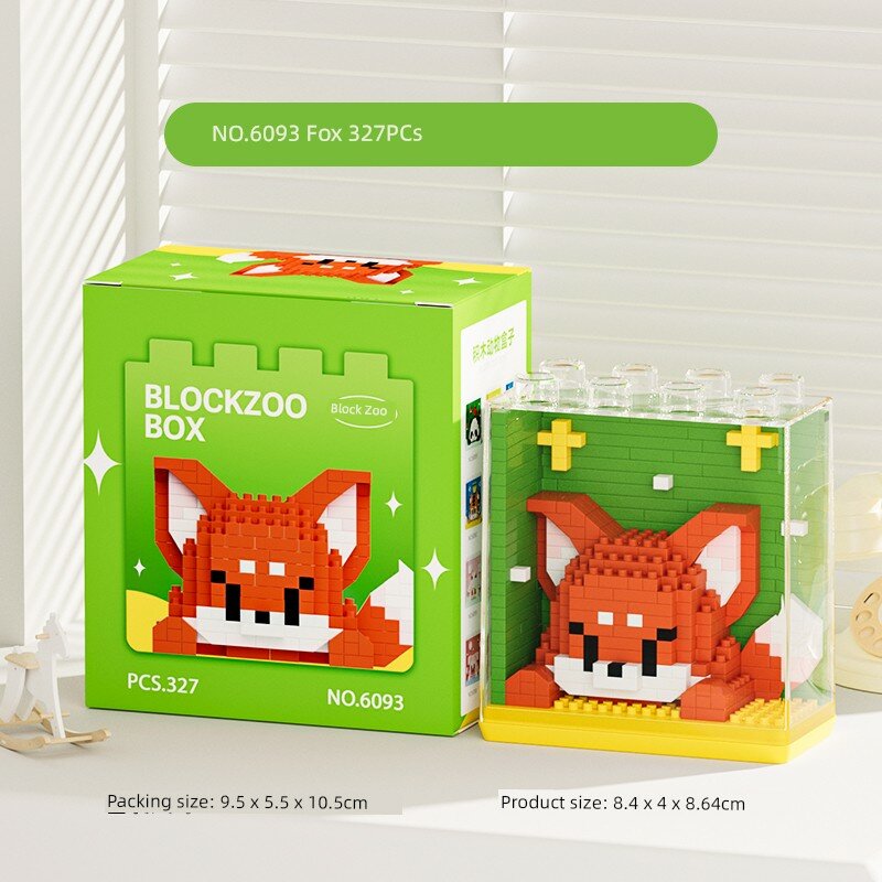 3D Головоломка Лиса для Детей, 6093 Элементов Образовательная Игрушка