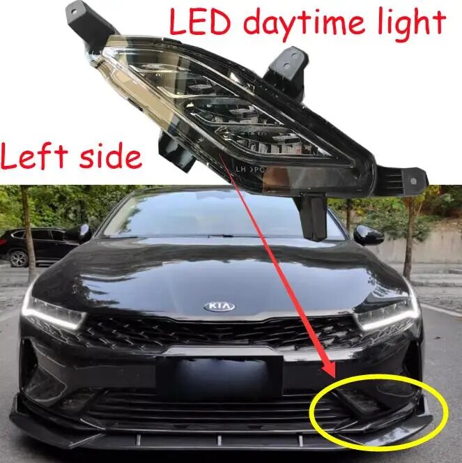 1 шт, автомобильный бампер, фара для Kia K5, дневная фара optima 2020 ~ 2022y, Left DRL