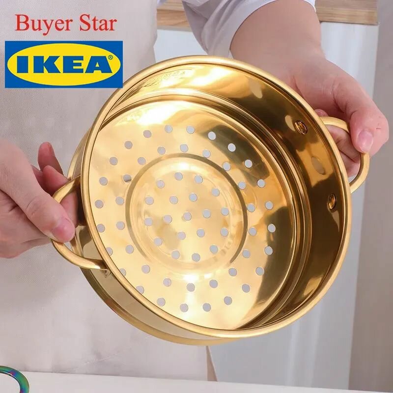 IKEA Пароварка, Нержавеющая сталь, 1 яруса, 2.1 л