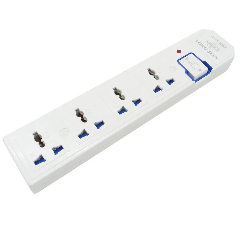 Удлинитель с розетками 4 AC Outlet, 10А, 2500Вт, NO PLUG NO WIRE