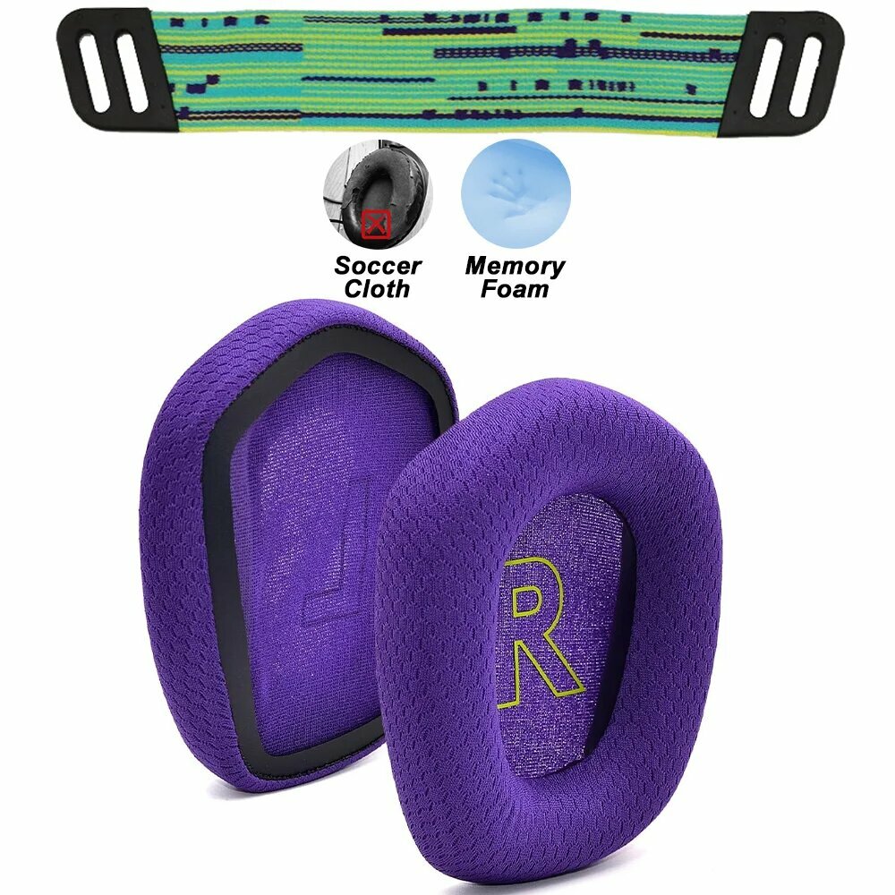 Амбушюры Cloth Purple Combo для Logitech G733 G335 G535