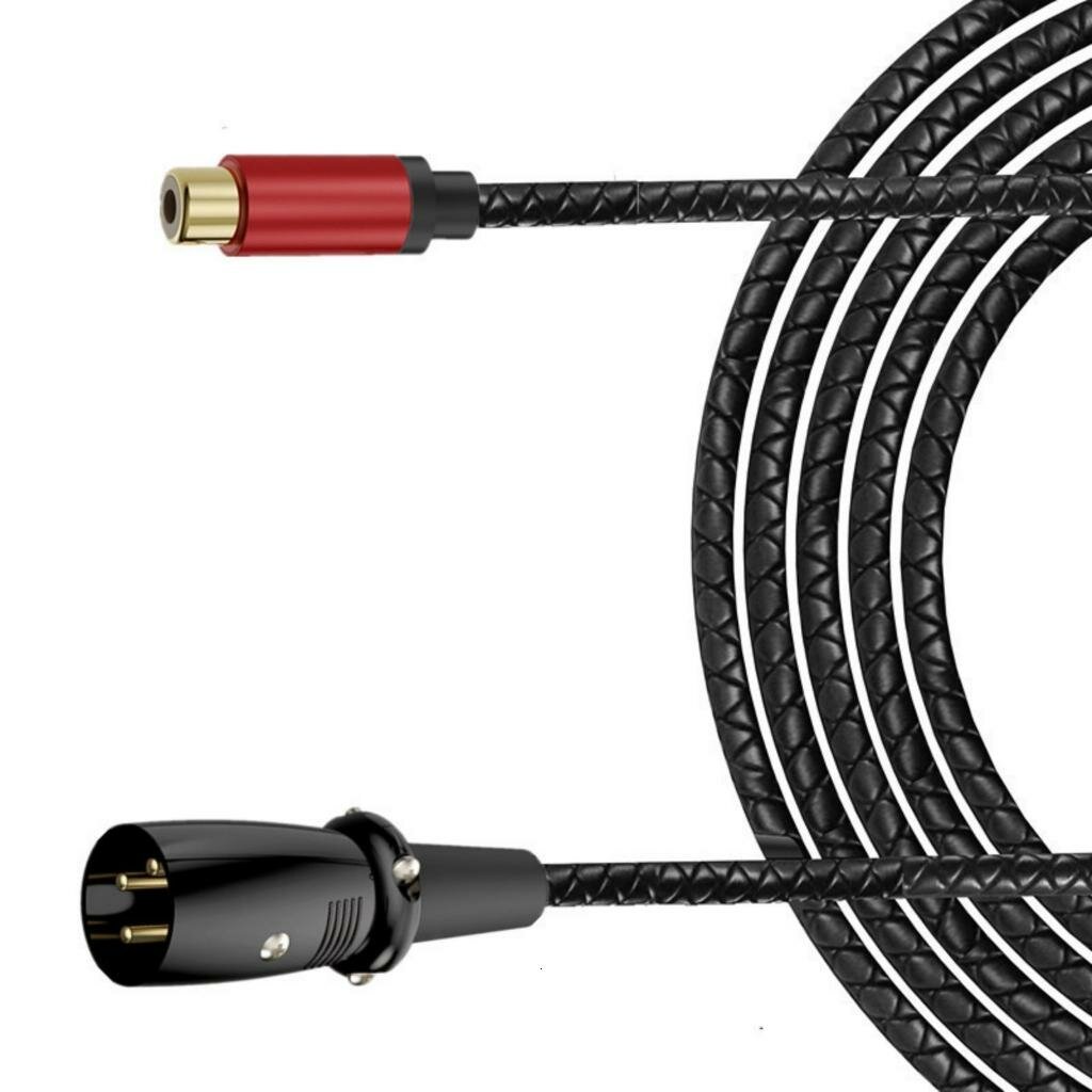 Переходник XLR–RCA, 3m - Прямая голова