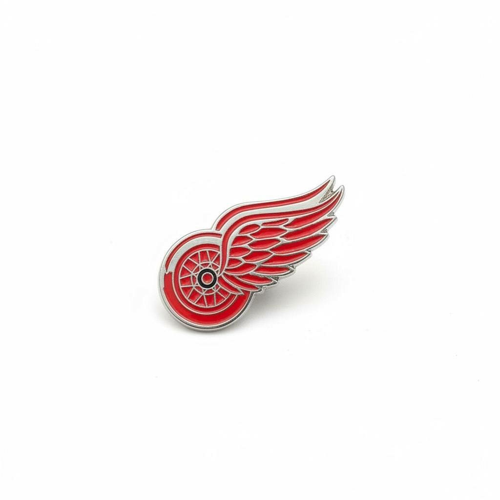 Значок хоккейной команды NHL Дэтройт Ред Уингс Detroit Red Wings