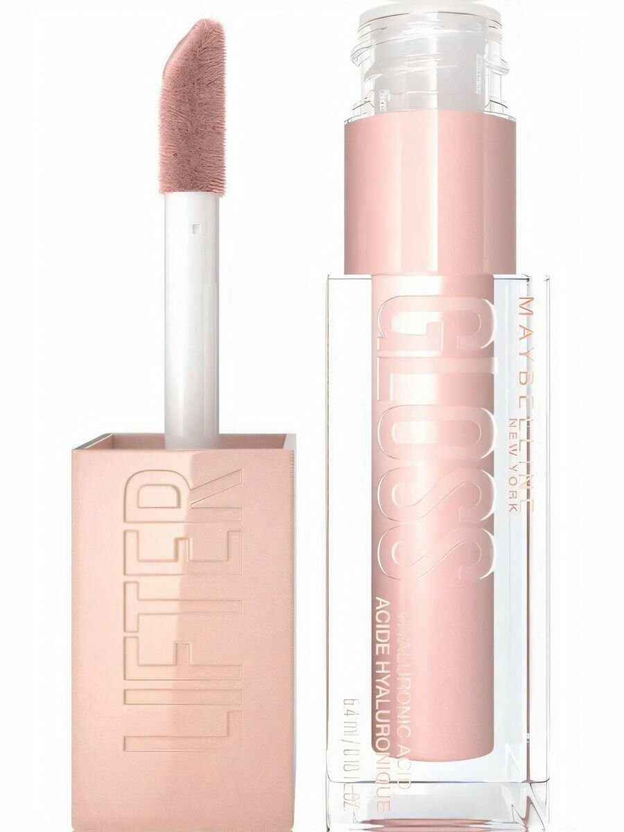 Maybelline New York Блекс для губ Lifter Gloss с гиалуроновой кислотой тон 002 Ice 5.4мл
