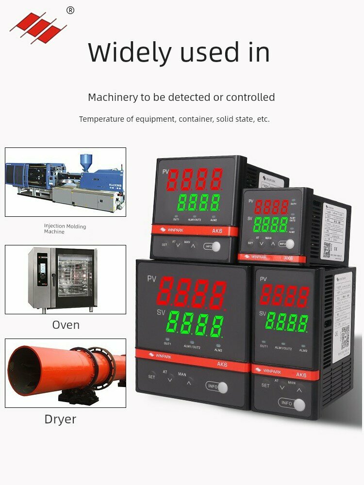 AK6-DKS110-C000R-X Контроллер температуры с реле и термопарой K-типа