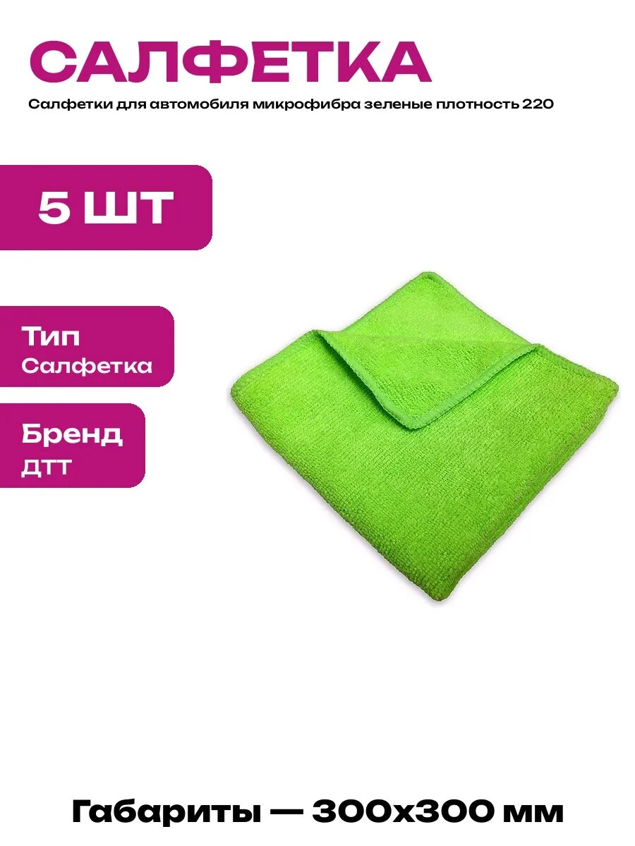 Салфетка из микрофибры для сухой и влажной уборки 30х30 см