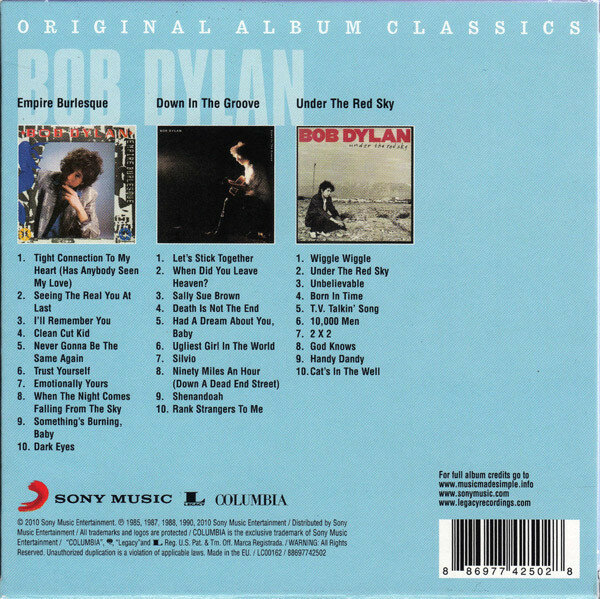 Dylan Bob "CD Dylan Bob Original Album Classics" — фото 1