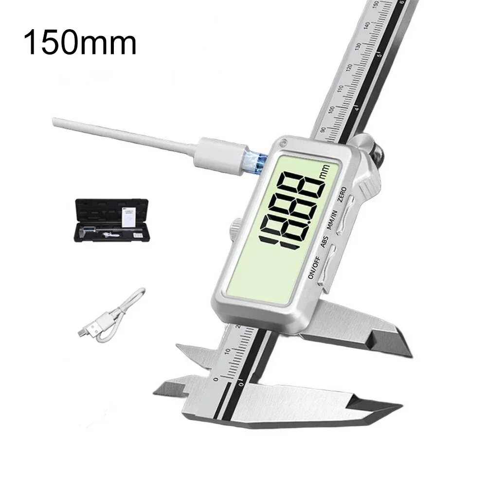 Цифровой штангенциркуль 150 мм, Цвет: A, USB-C