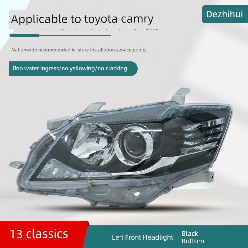 Toyota Camry 2013 классическая модель левая фара, замена передней фары, оригинальное качество