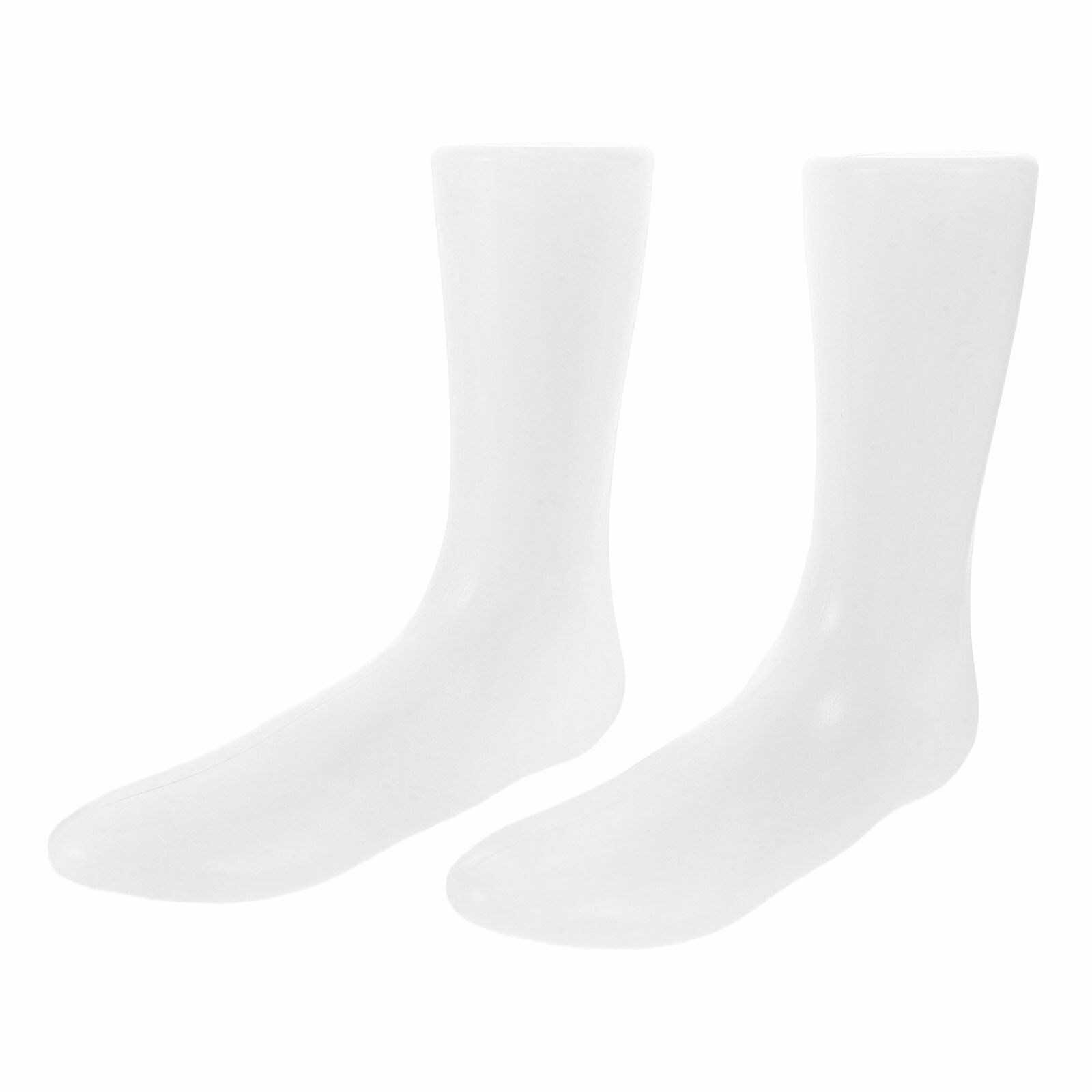 Белая пластиковая женская стопа манекена для демонстрации носков и обуви в розничной продаже