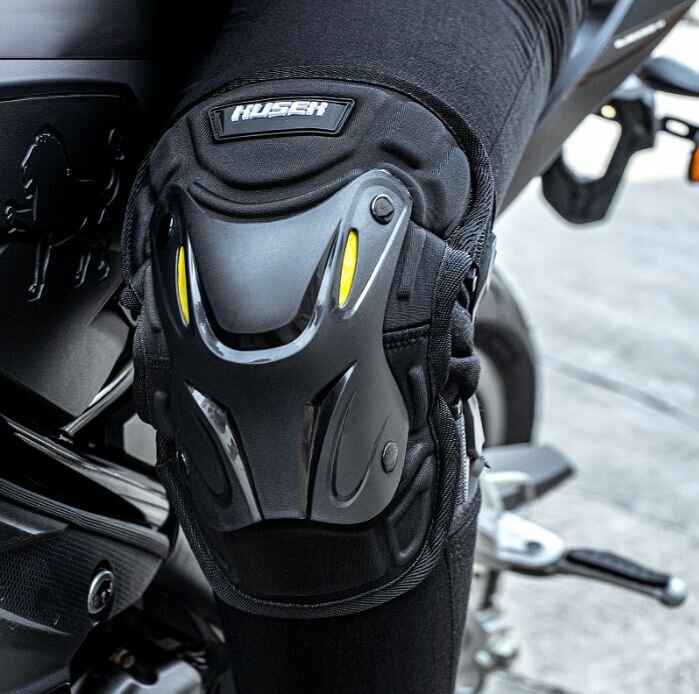 Шарнирные наколенники Pro Biker для мотокросса и эндуро — защита колена для мото, квадро и снегоходов