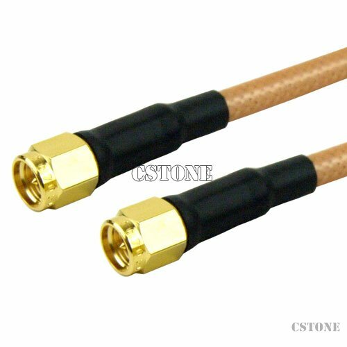 SMA штыревой к SMA штыревой кабель RG-142 коаксиальный с LF пайка