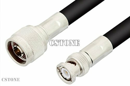 N штыревой к BNC штыревой кабель используя RG214 коаксиальный