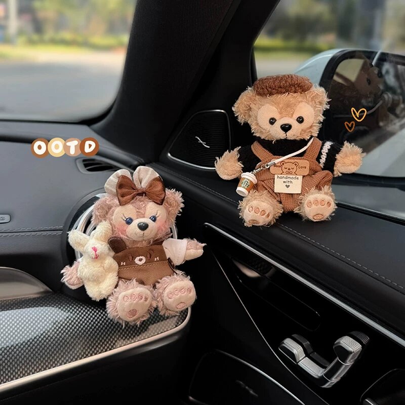 Кармен-роза и коричневый Дэфн Car Air Vent Decor с 4 ароматическими полосками для интерьера автомобиля