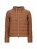 Куртка Herno Striped quilting high-neck jacket, размер 40, коричневый