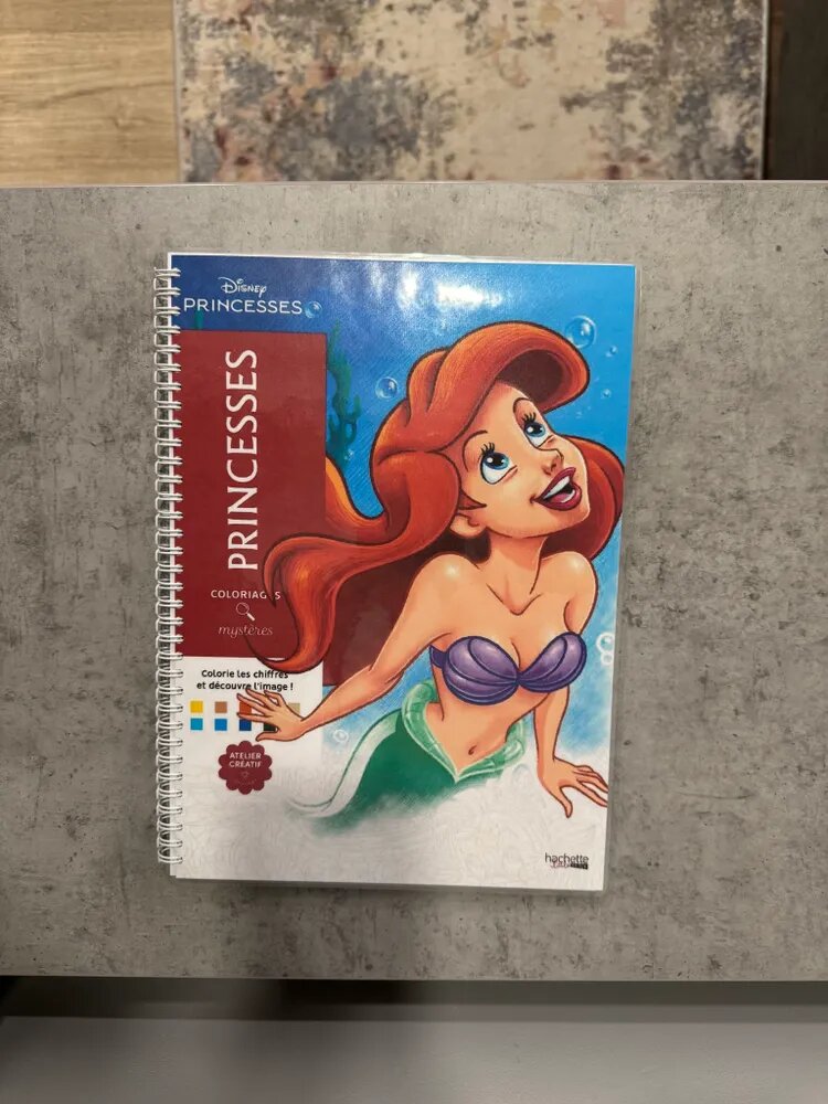 Раскраска по номерам Disney Принцессы, 100 изображений, антистресс, 29х21 см, ламинированная бумага — фото 1