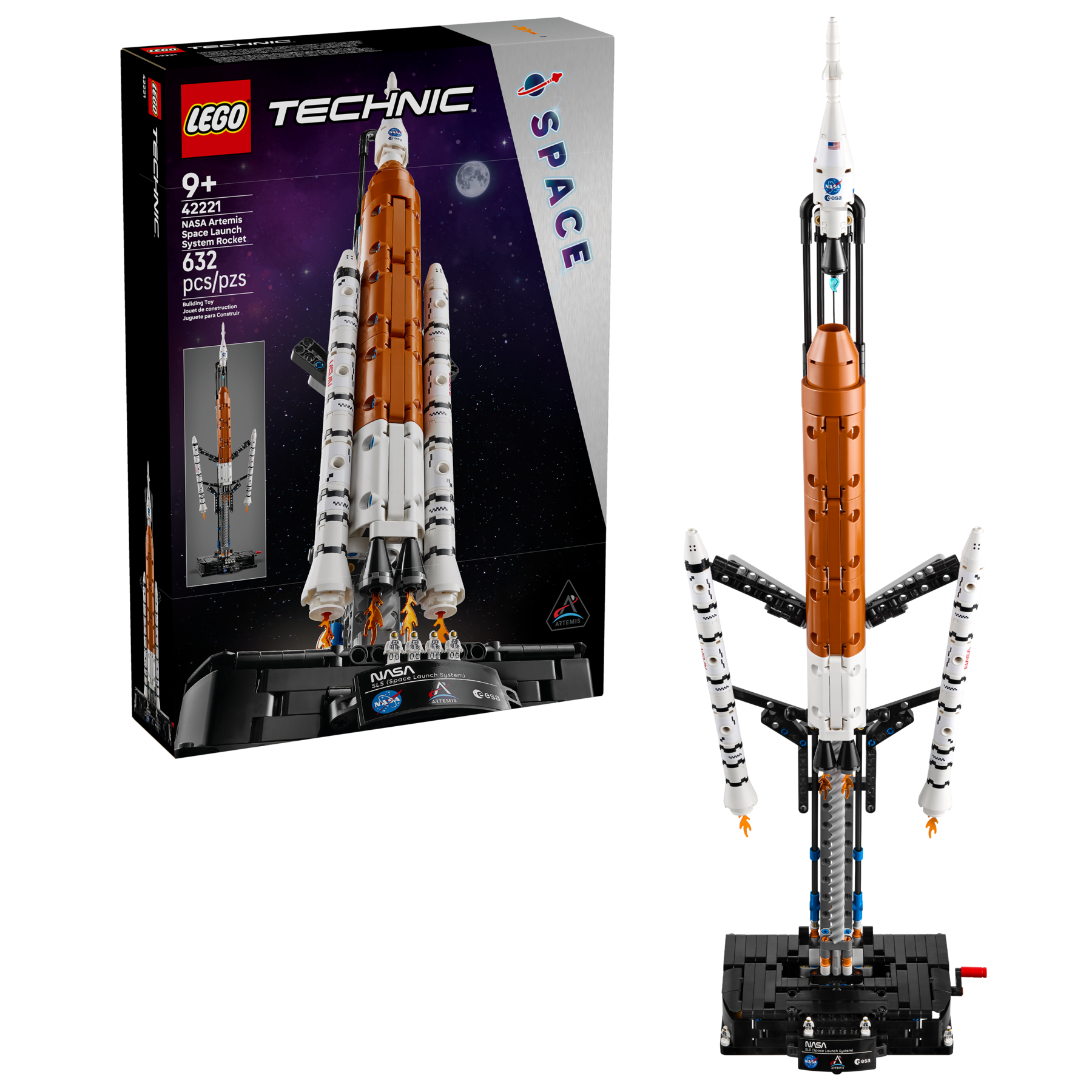 Конструктор LEGO Technic Ракета-носитель NASA Артемида 42221, 632 детали, от 9 лет