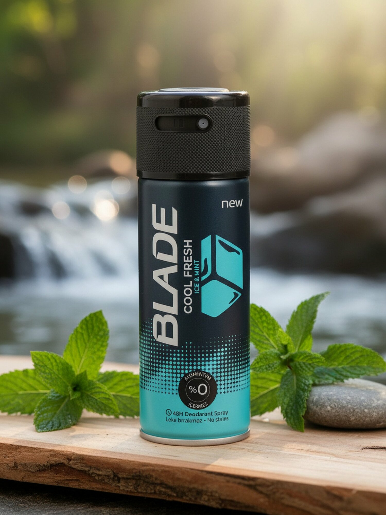 Мужской дезодорант спрей BLADE Cool Fresh 150 мл, защита от пота и запаха, производство Турция
