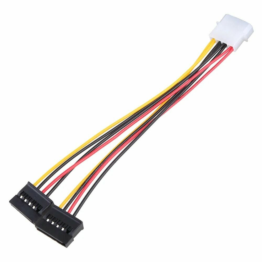 Преобразователь удлинительного кабеля-разветвителя питания IDE Molex с 4-контактным разъемом IDE в Sata 2-й серии