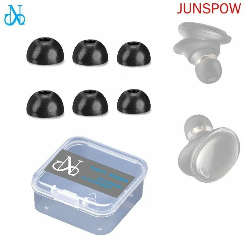 Сменные пенные амбушюры для Anker Liberty 3 Pro/2 Pro, Air 2 Pro/2 Губка памяти Затушевка для ушей фитинги (3 пары, размер S, M, L)