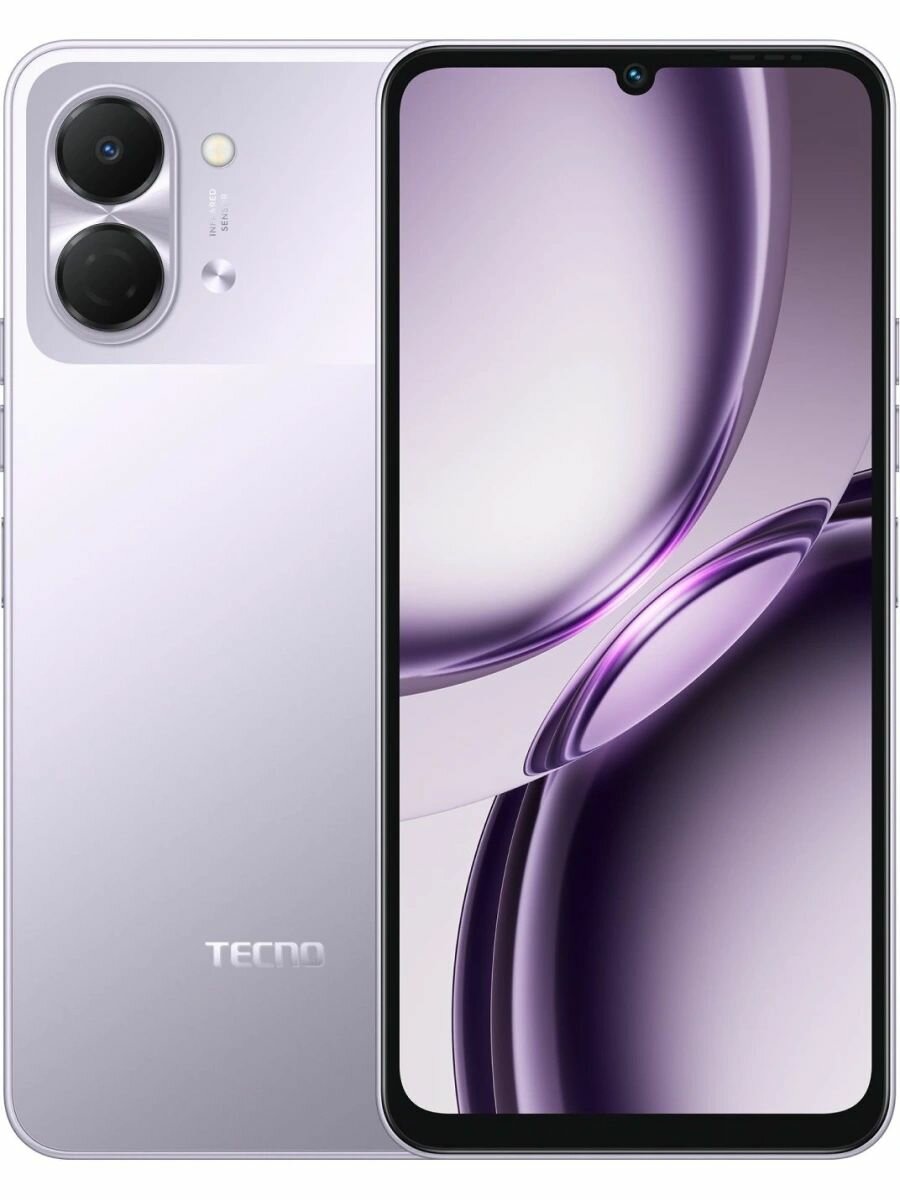 Смартфон Tecno Spark Go 3 4Gb 128Gb фиолетовый