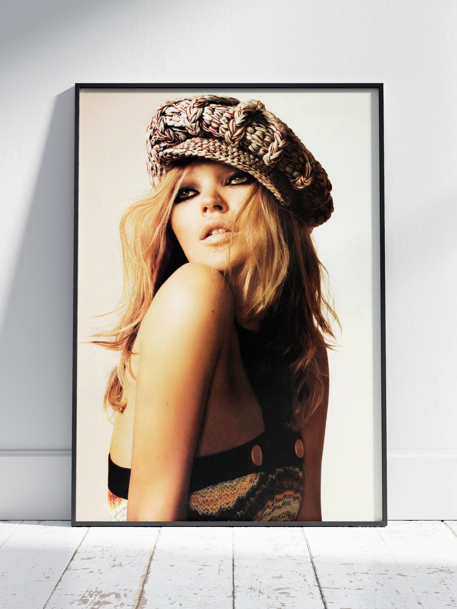 Плакат на стену для интерьера Кейт Мосс (Kate Moss 2) - Постер по модели, бренду и моде формата A4 (21x30 см)