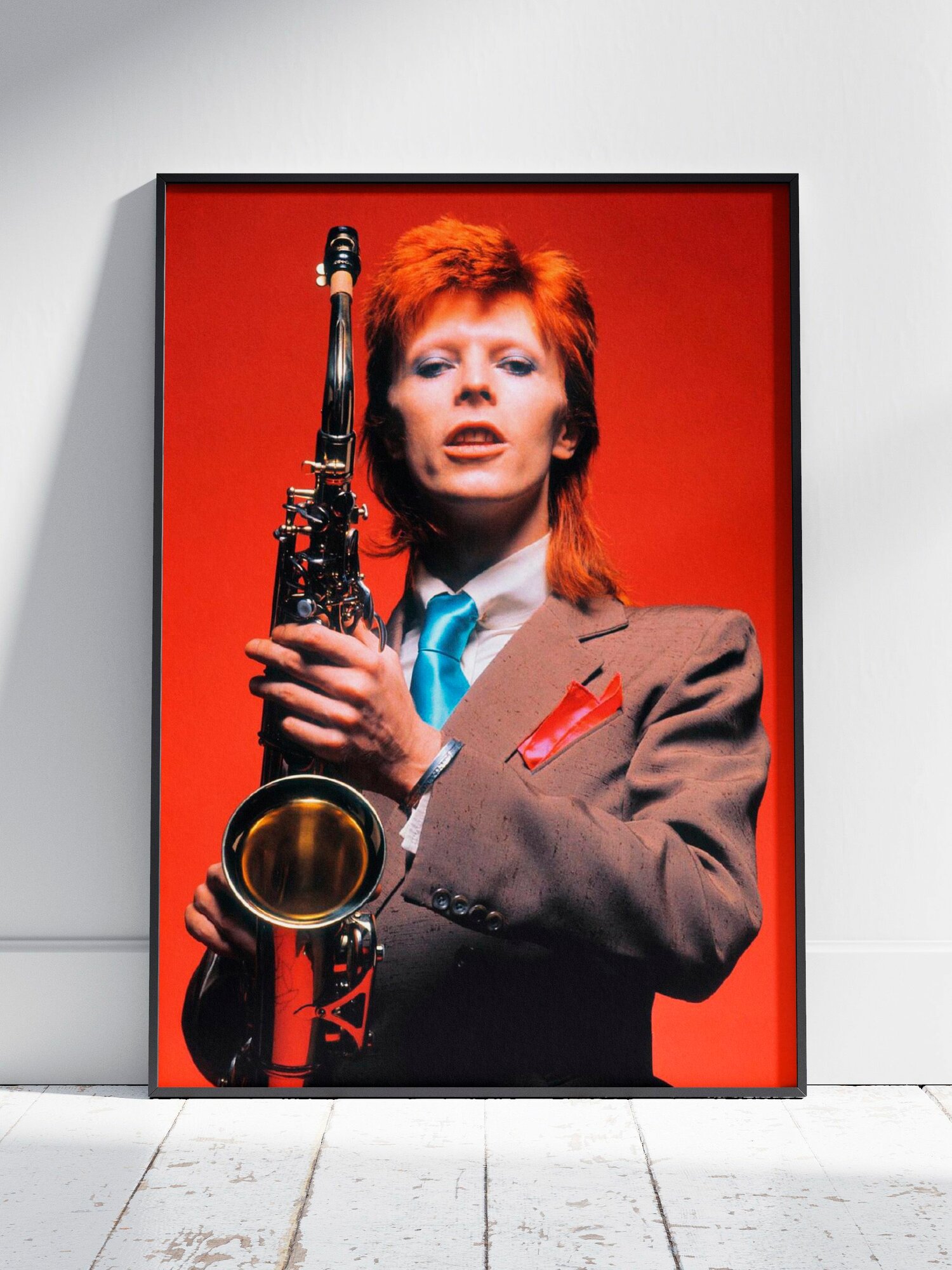 Плакат на стену для интерьера Дэвид Боуи (David Bowie 25) - Постер по актеру фильма, кино, сериала формата A4 (21x30 см)