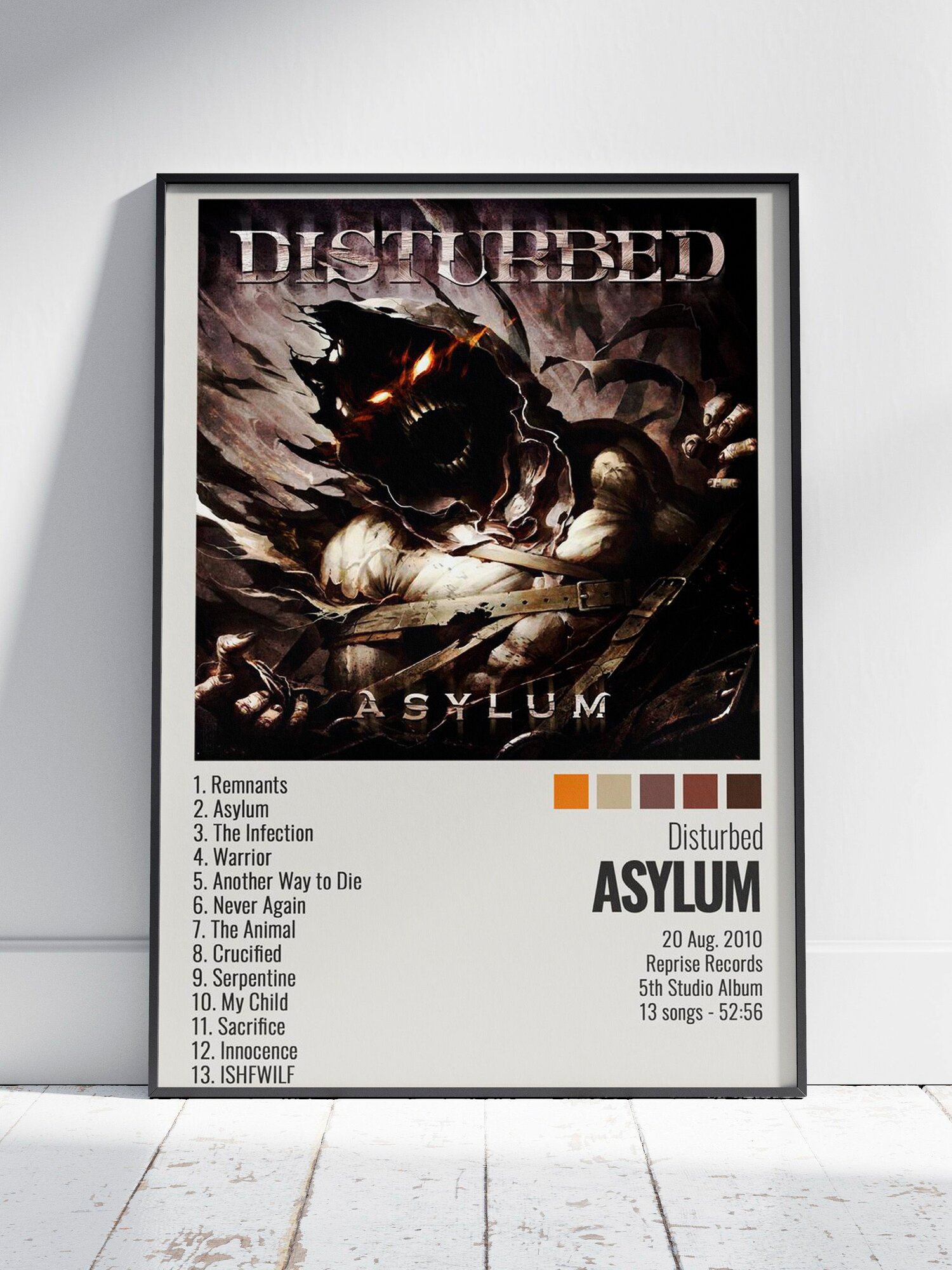Плакат на стену для интерьера Дистёрбед (Disturbed 8) - Постер по музыке и артисту формата A4 (21x30 см)