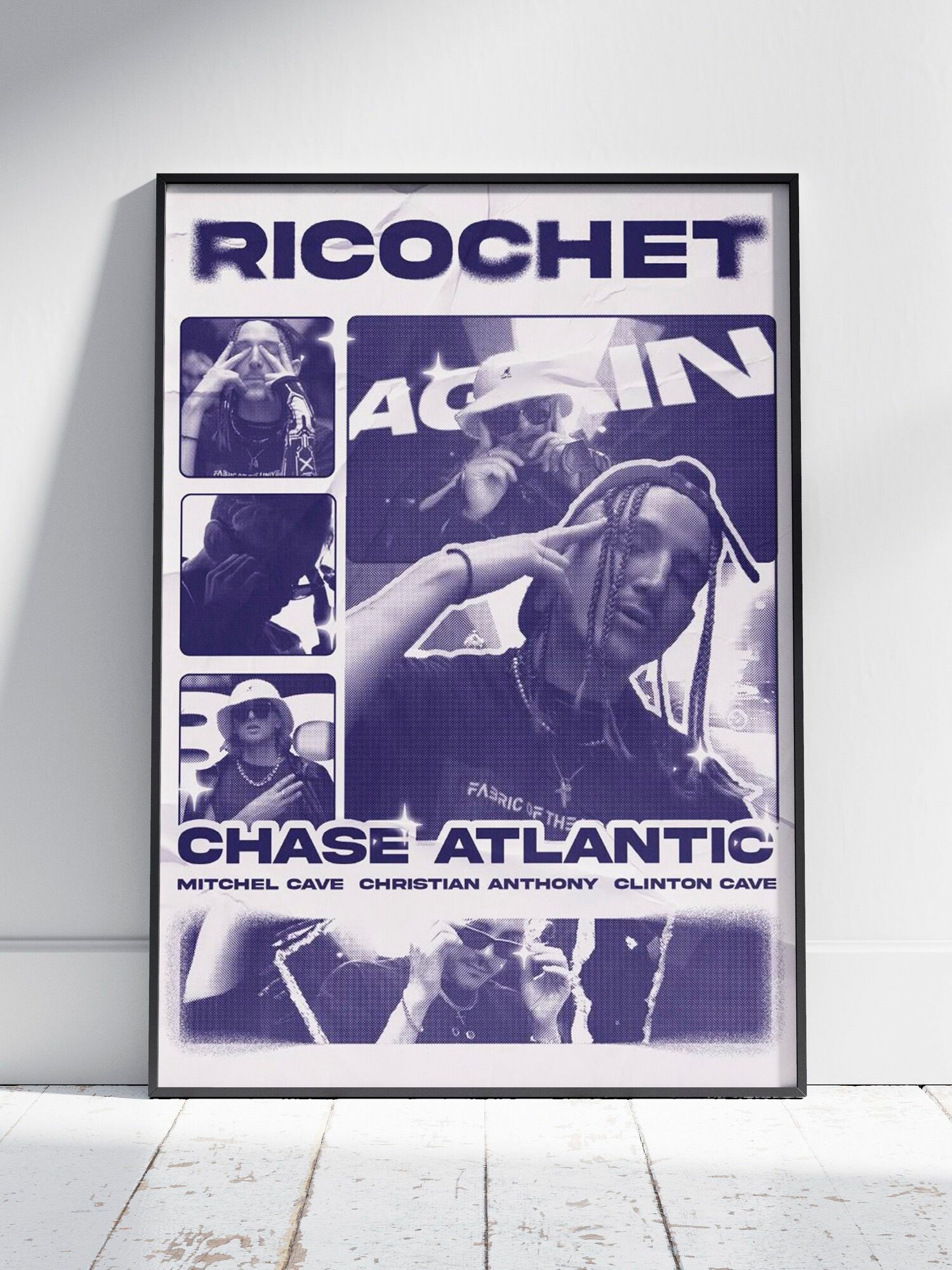 Плакат на стену для интерьера Чейз Атлантик (Chase Atlantic 8) - Постер по музыке и артисту формата A4 (21x30 см)