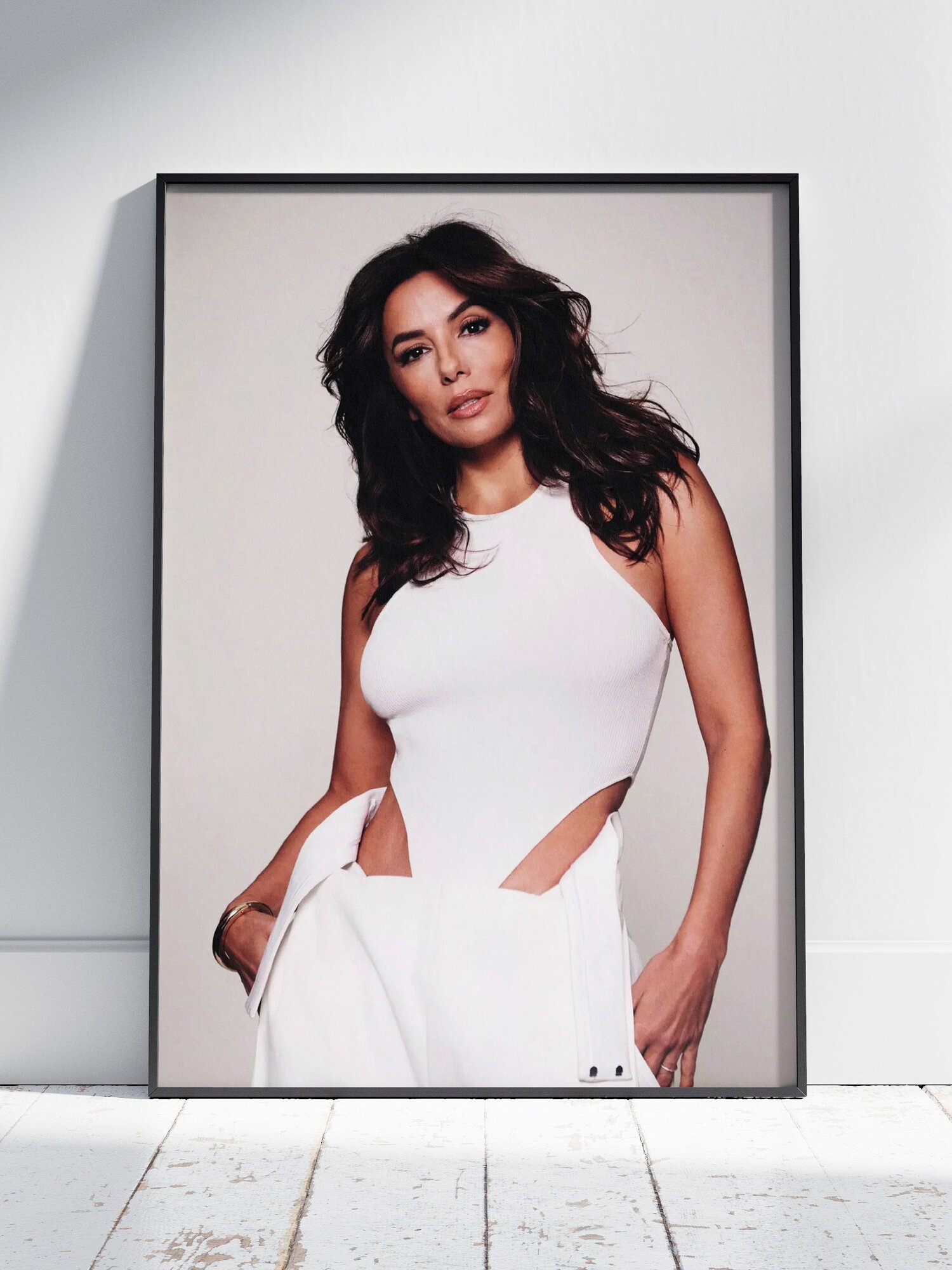 Плакат на стену для интерьера Ева Лонгория (Eva Longoria 25) - Постер по актеру фильма, кино, сериала формата A4 (21x30 см)