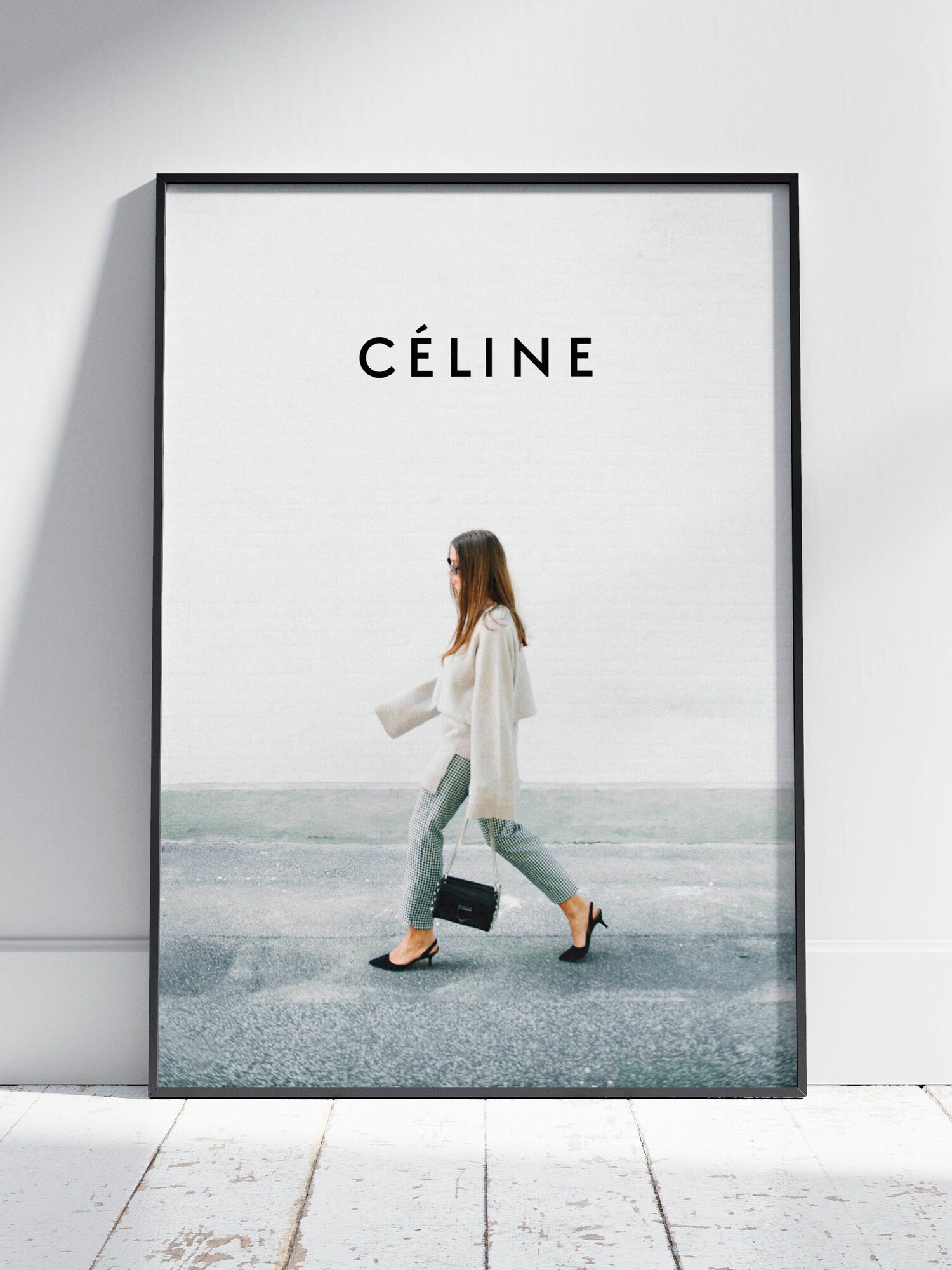 Плакат на стену для интерьера Селин (Celine 4) - Постер по модели, бренду и моде формата A4 (21x30 см)