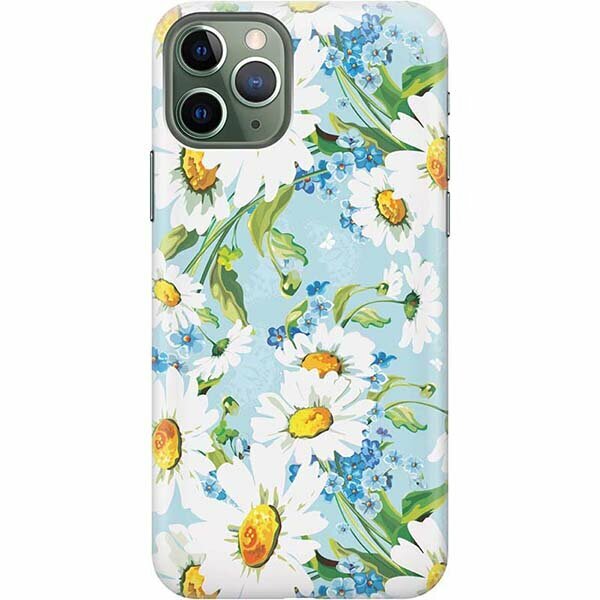 Силиконовый чехол на Apple iPhone 11 Pro / Эпл Айфон 11 Про с рисунком "Поле ромашек"