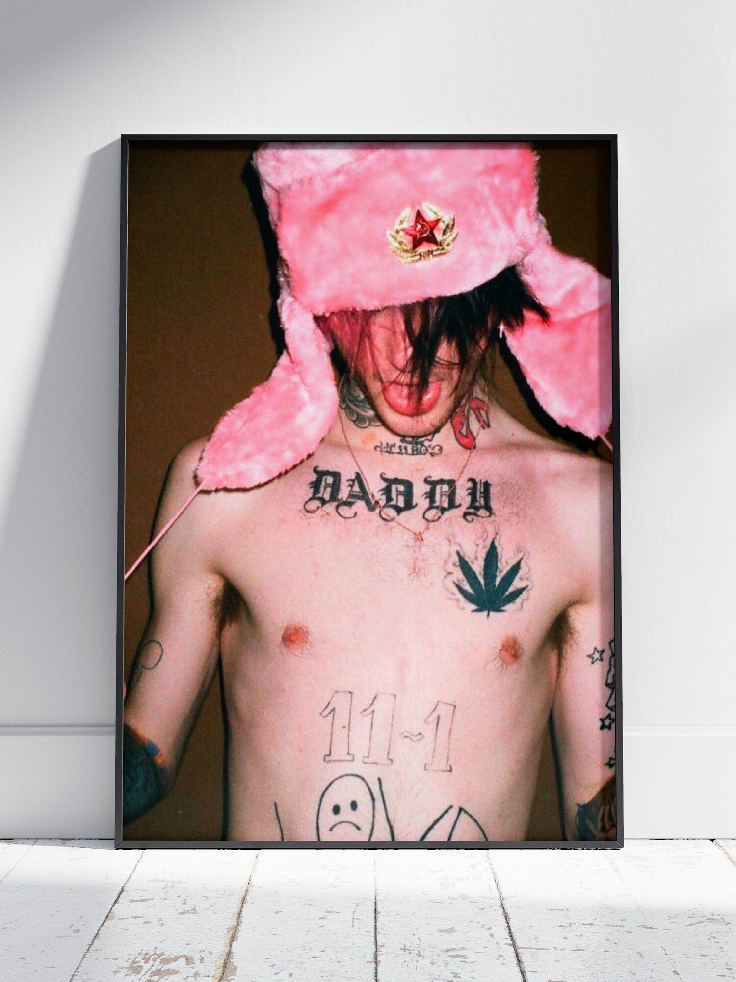 Плакат на стену для интерьера Lil Peep (Лил Пип 49) - Постер по музыке и артисту формата A4 (21x30 см)