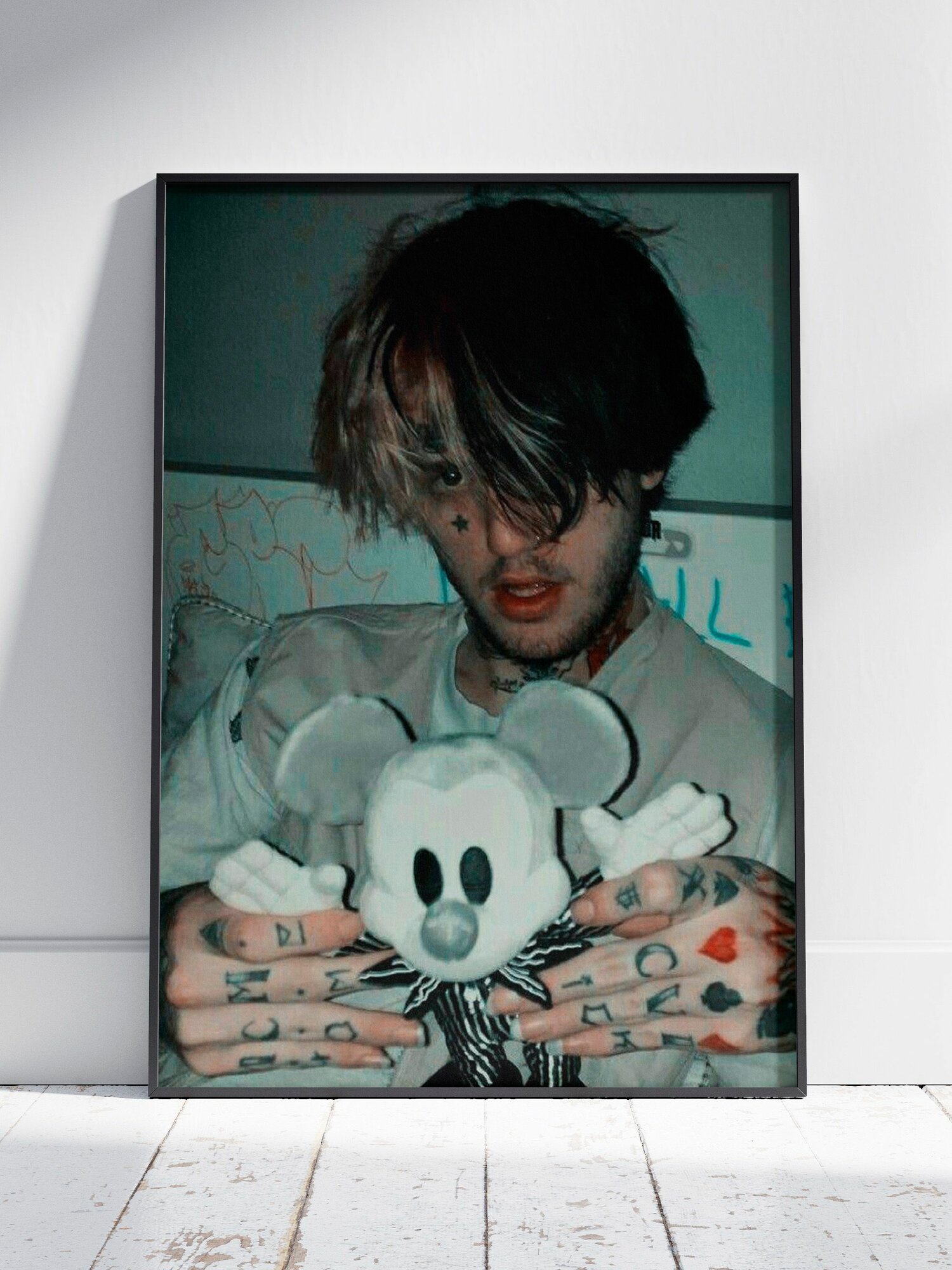 Плакат на стену для интерьера Lil Peep (Лил Пип 27) - Постер по музыке и артисту формата A4 (21x30 см)