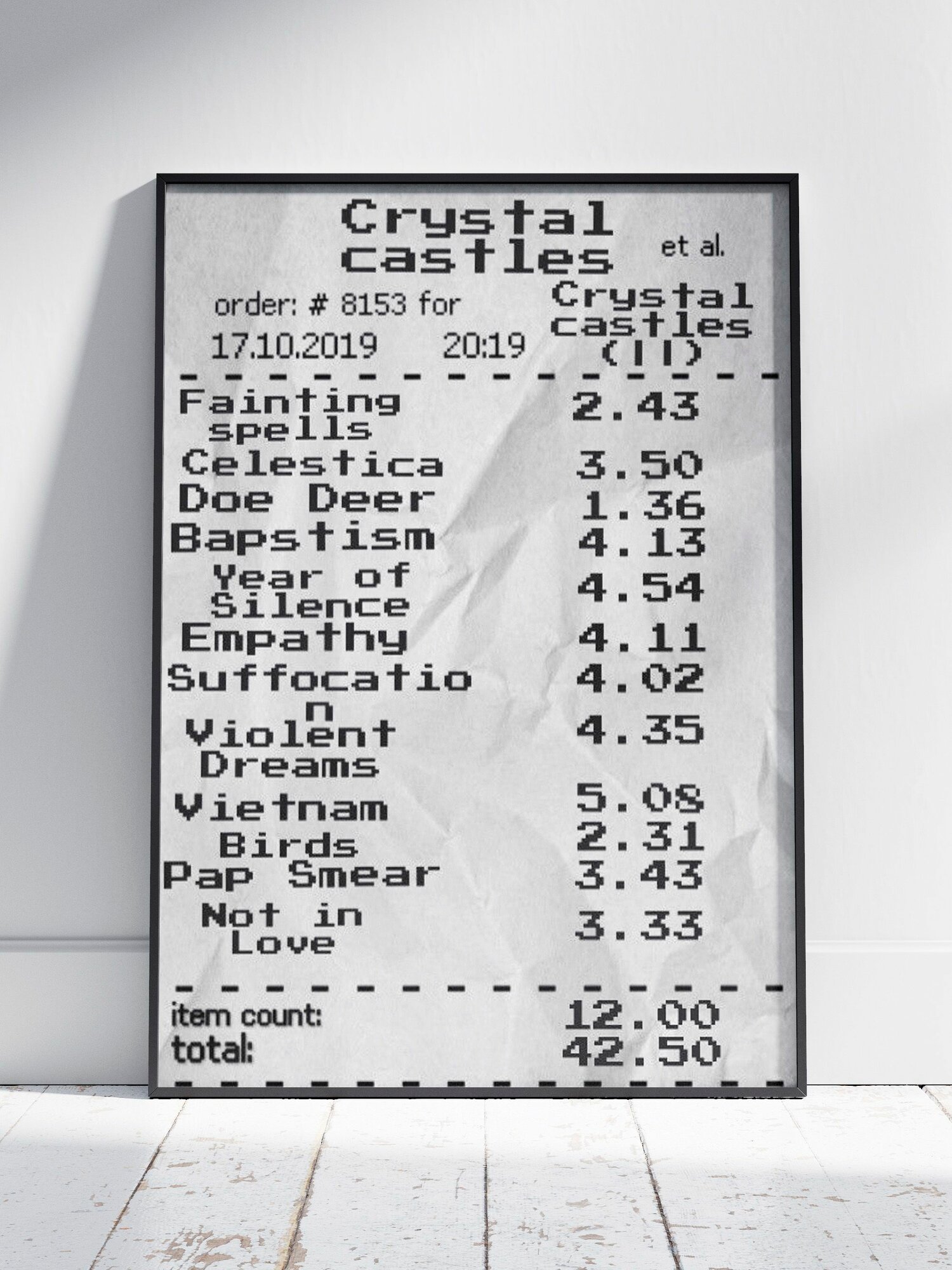 Плакат на стену для интерьера Кристал Кастлс (Crystal Castles 27) - Постер по музыке и артисту формата A4 (21x30 см)