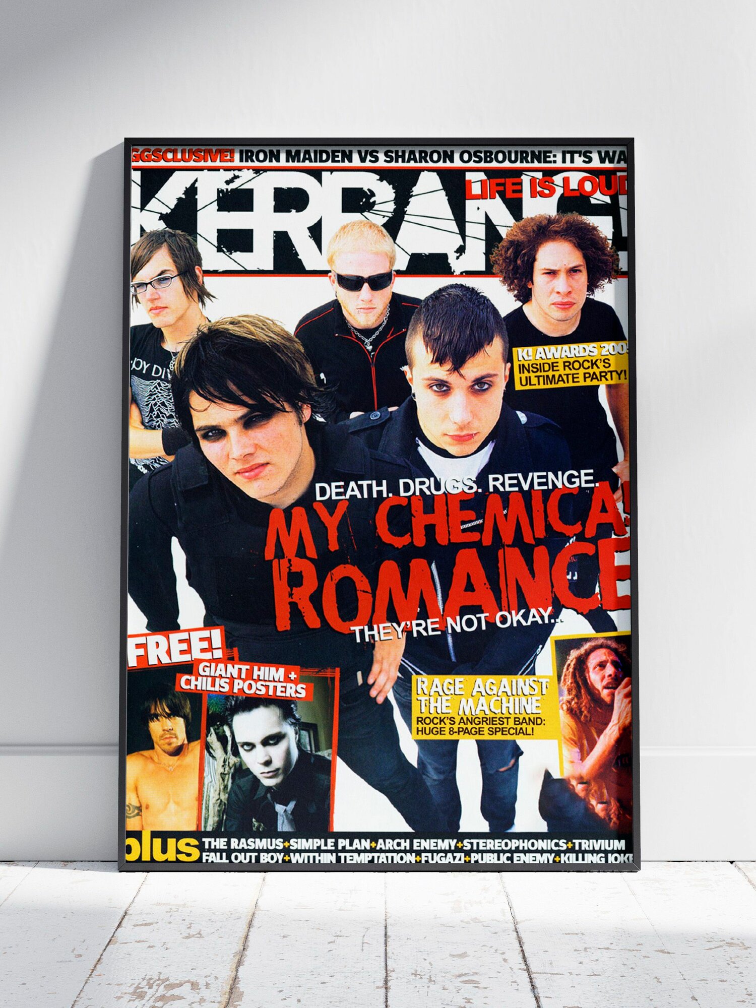 Плакат на стену для интерьера Май Кемикал Романc - My Chemical Romance (MCR 9) - Постер по музыке и артисту формата A4 (21x30 см)