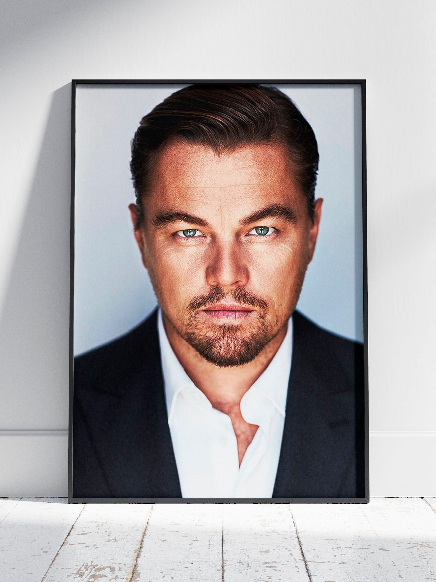 Плакат на стену для интерьера Леонардо Ди Каприо (Leonardo DiCaprio 24) - Постер по актеру фильма, кино, сериала формата A4 (21x30 см)