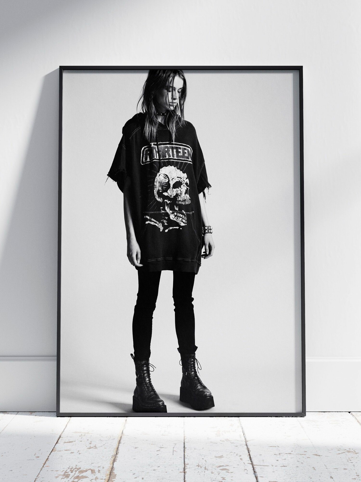 Плакат на стену для интерьера Стиль Гранж (Grunge Style 2) - Постер по моде и эстетике формата A4 (21x30 см)