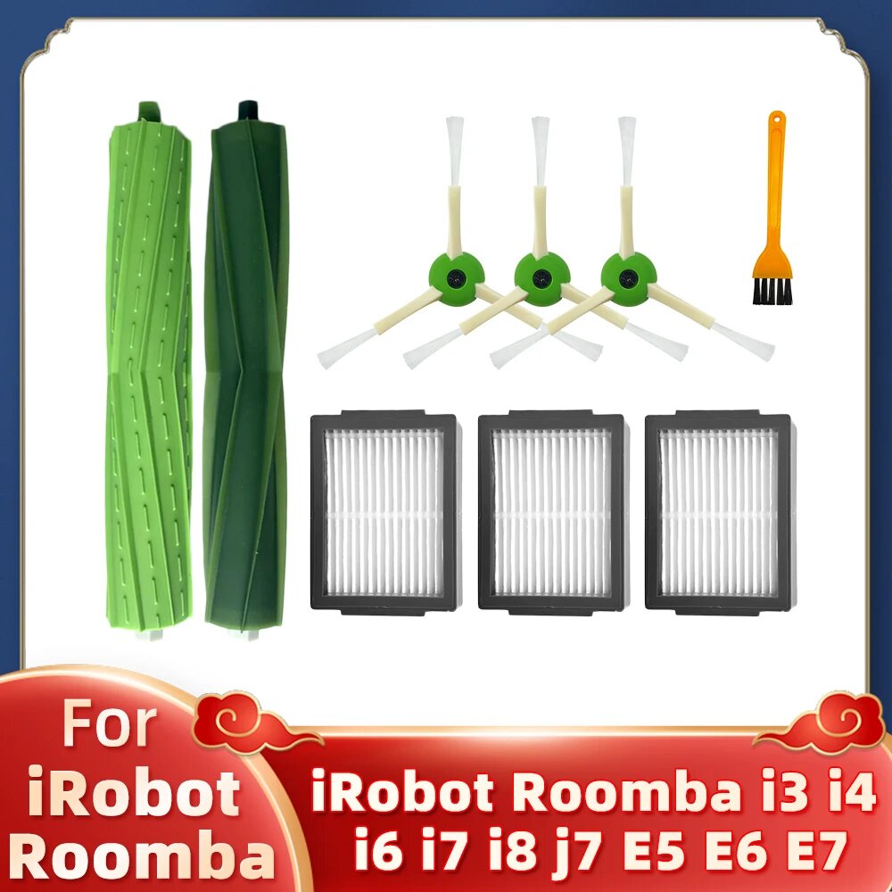 Запчасти для роботов-пылесосов iRobot Roomba i3, i3+, i4, i6, i6+, i7, i7+, i8, Зеленый, IRi7022501